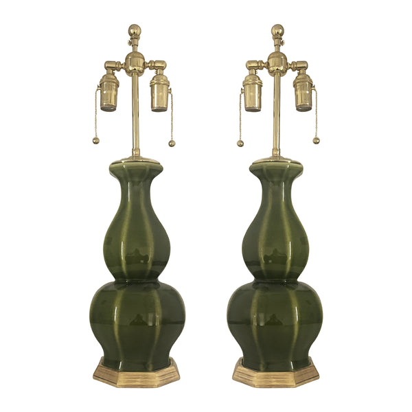 Pair of Small Alexander Lamps in Spruce – KRB
