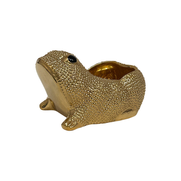 Medium Jean Roger Frog in Gold – KRB