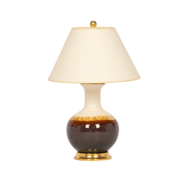 Single Small William Lamp in Amber Ombré – KRB